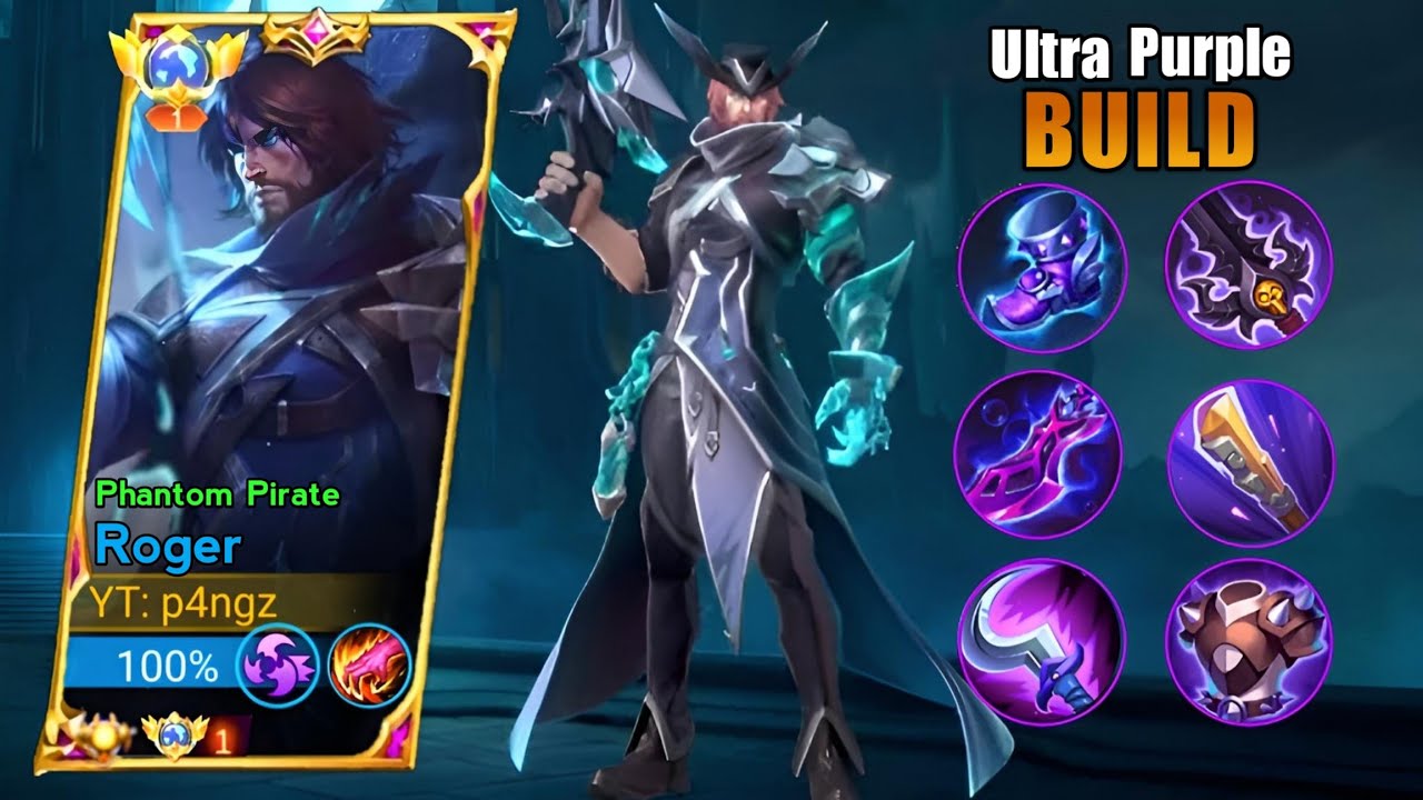 NEW SEASON ROGER REVAMP PHANTOM PIRATE EPIC SKIN TRY THIS NEW PURPLE ...