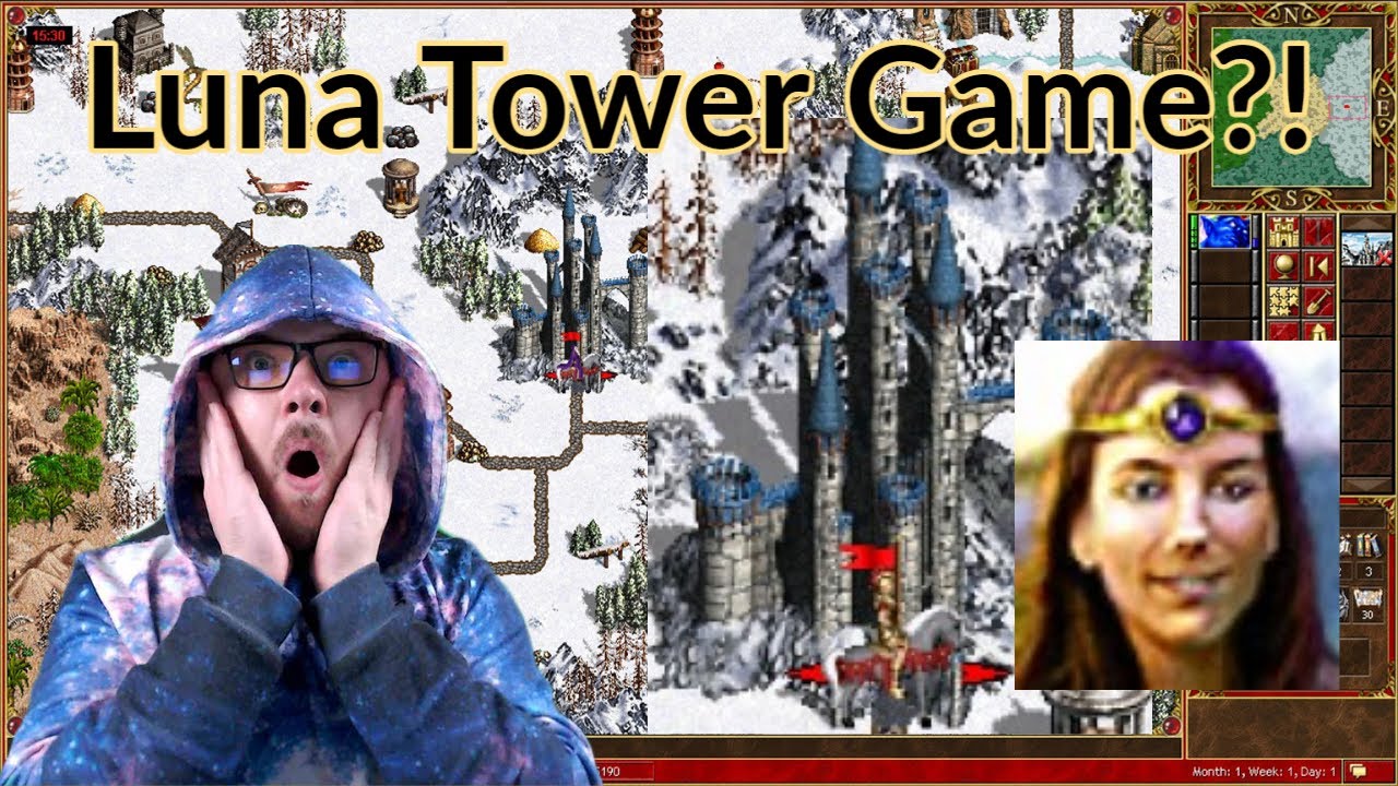Luna Tower Game?! || Heroes 3 Tower Gameplay || Jebus Cross || Alex_The ...