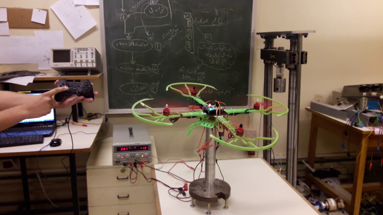 Testing quadcopter (drone) before flying - YouTube