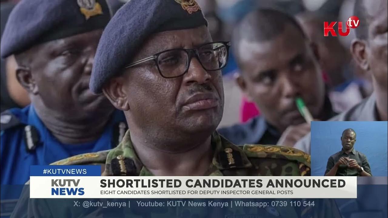 Eight candidates shortlisted for Deputy IG post, Interviews set to take ...