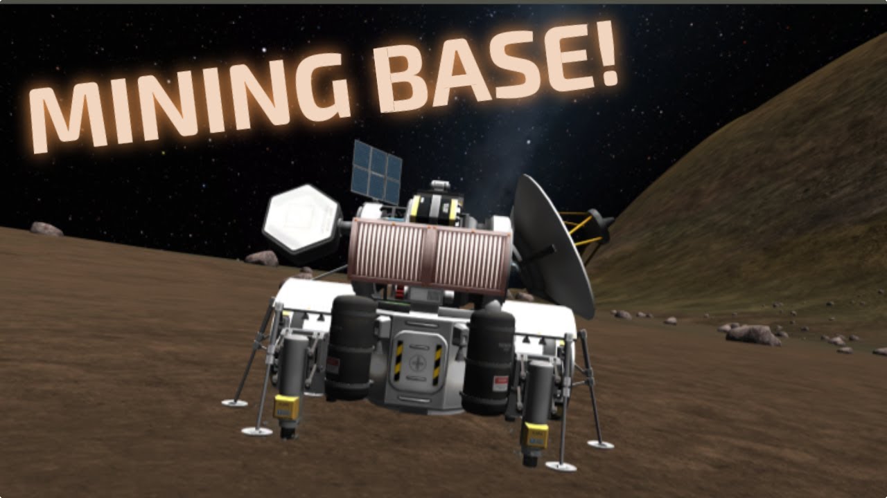 KSP: Establishing a Mining Base on Geet - Quack Pack Mod - YouTube
