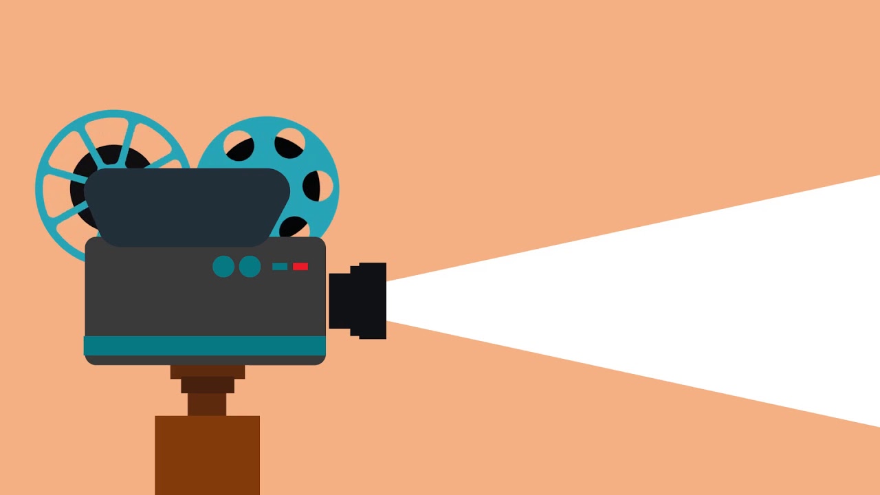 Movie Projector Motion graphics | Animated Motion Graphic | Motion ...