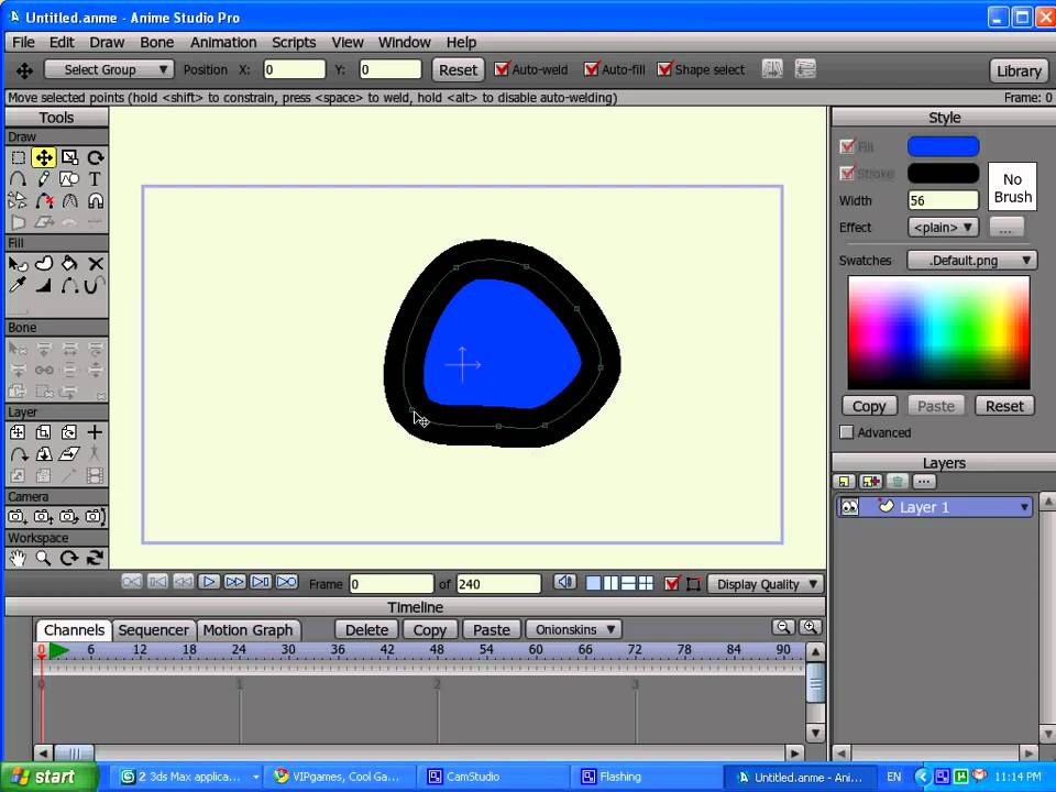 anime studio tutorial lesson 1 - YouTube