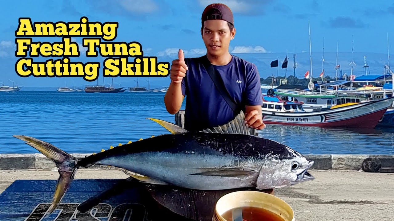 Amazing Fresh Tuna Cutting Skills ‼️ Cutting Fresh Tuna for Hotel ...