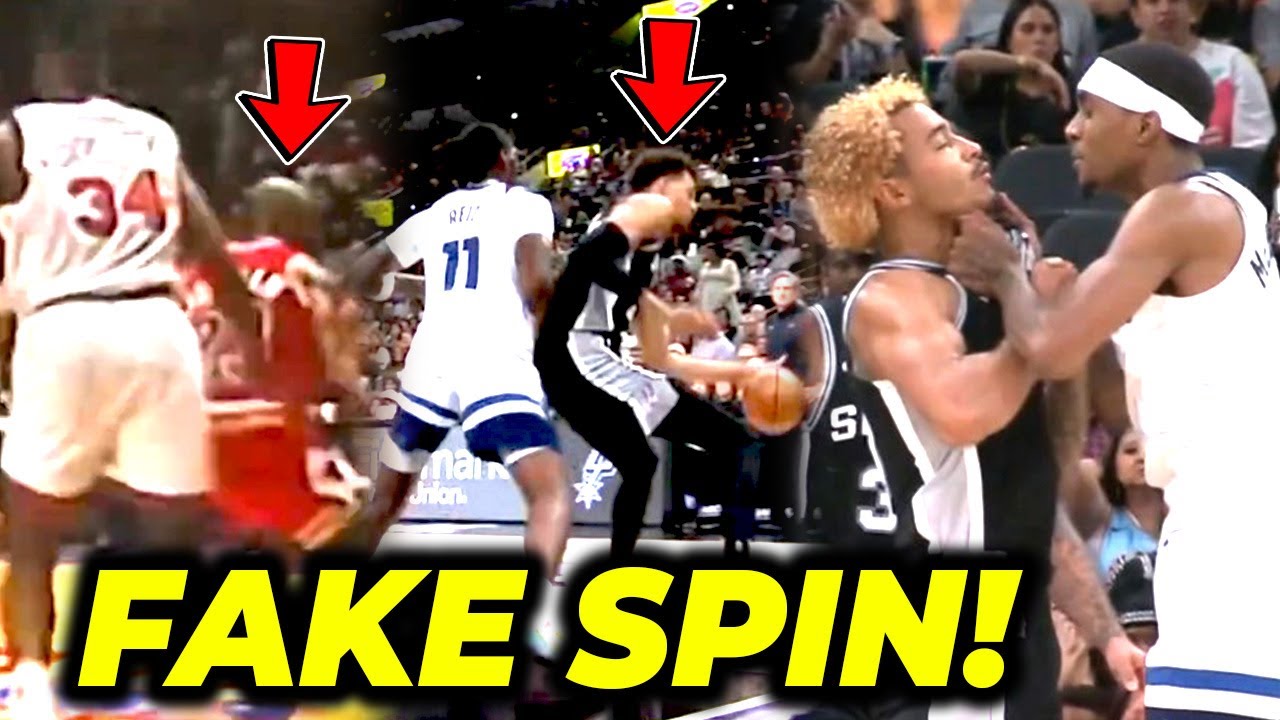 Nag-ala Michael Jordan si Wemby, iconic MJ fake! | Napaaway si Rodman 2 ...