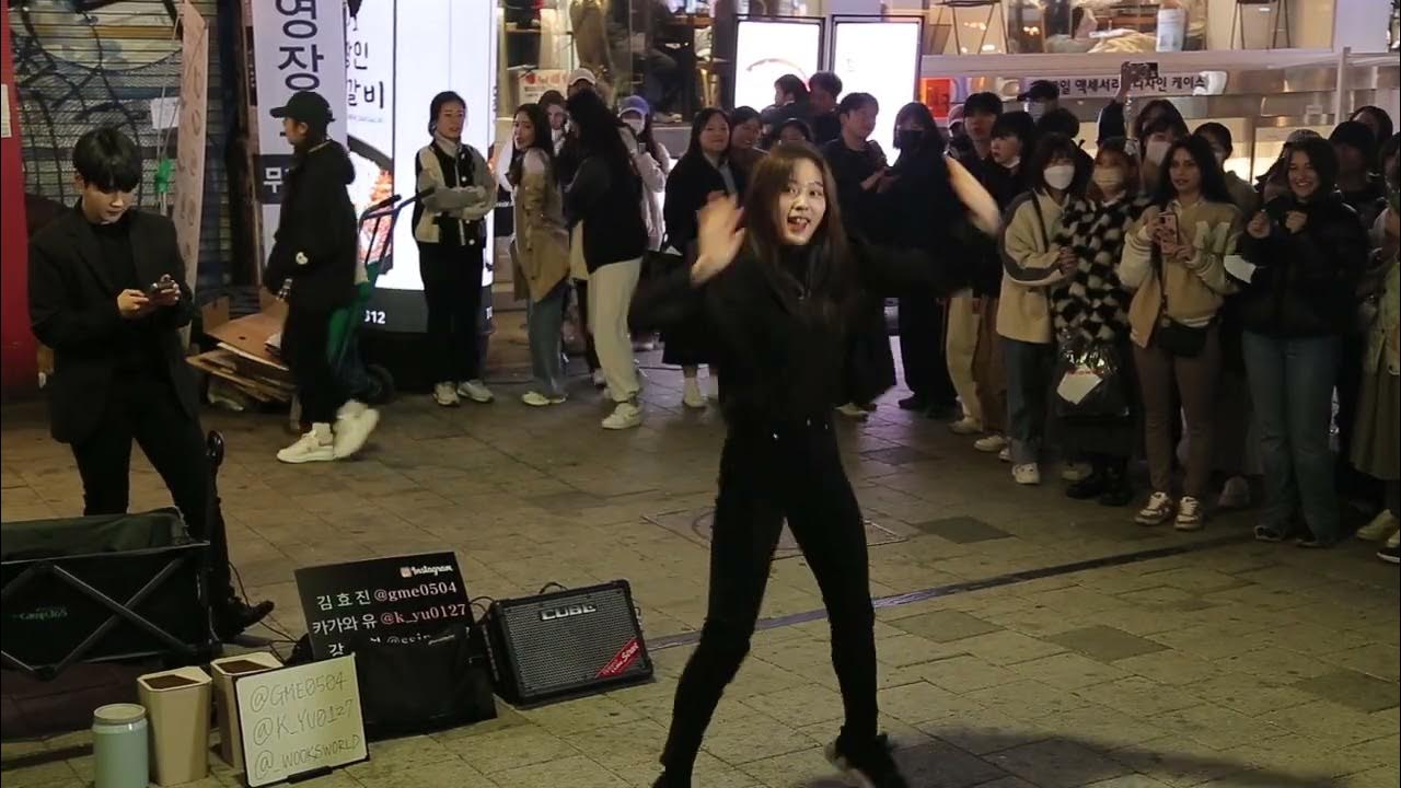 Jhktv]kagawa 日本 And Hyojin Hongdae Kpopdance Pop 홍대케이팝카가와와 팝 Youtube