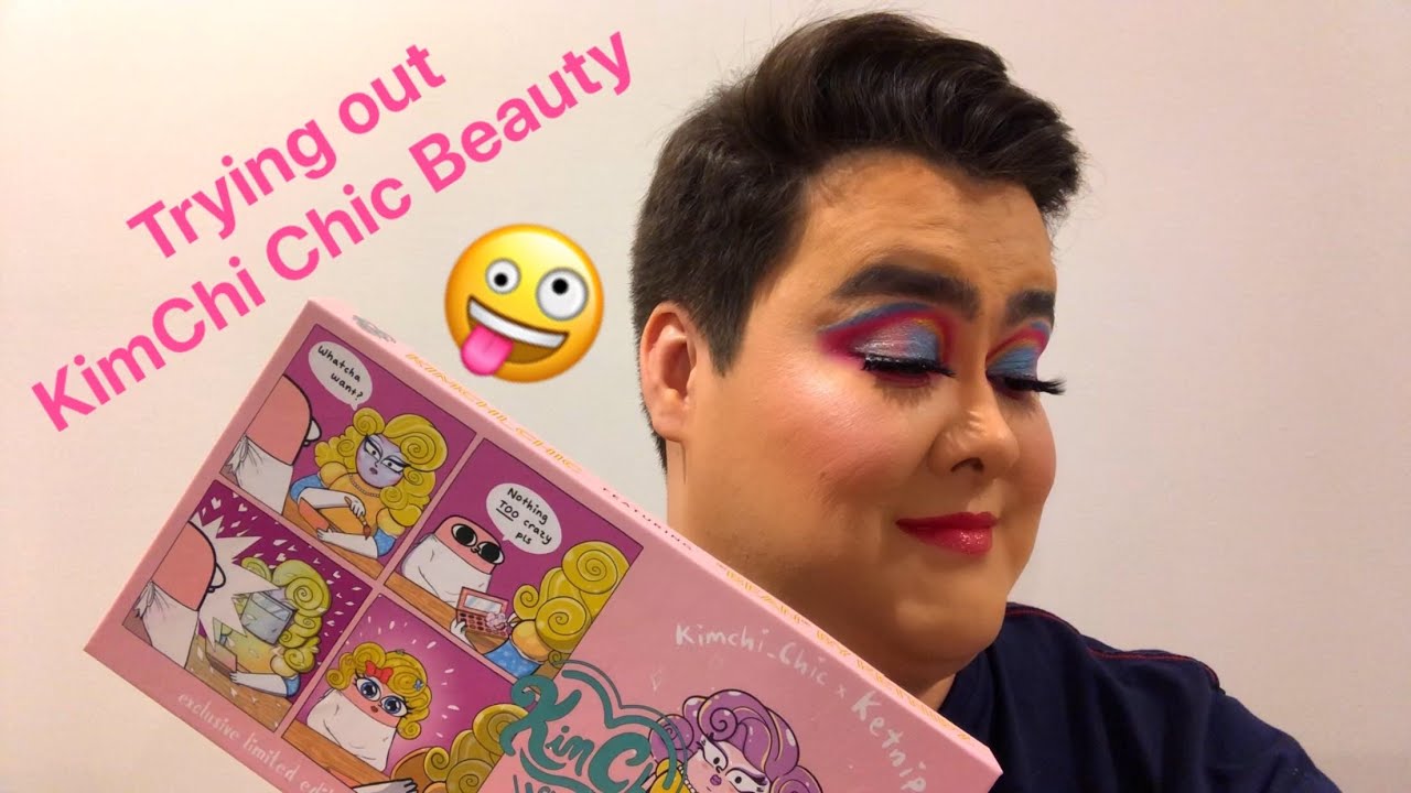 Trying KimChi Beauty Makeup 😱🧐🙁🤪 - YouTube
