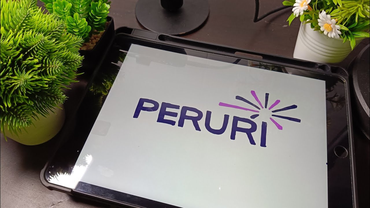 Gambar logo PERURI di iPad - YouTube