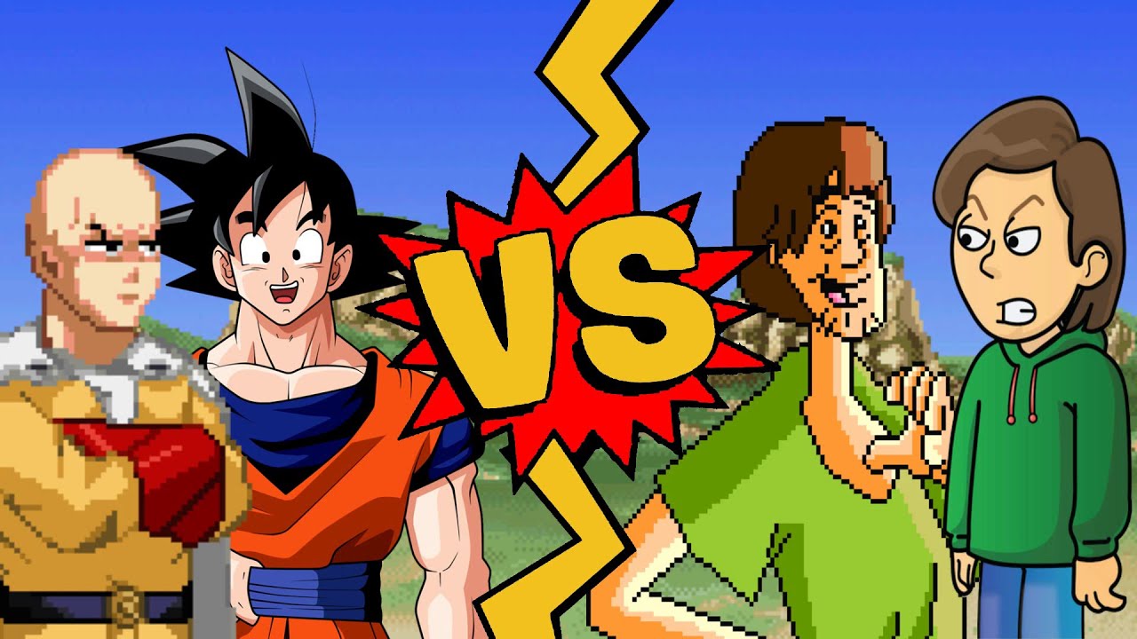 M.U.G.E.N Battles | Goku/Saitama vs Boris Anderson/Shaggy - YouTube