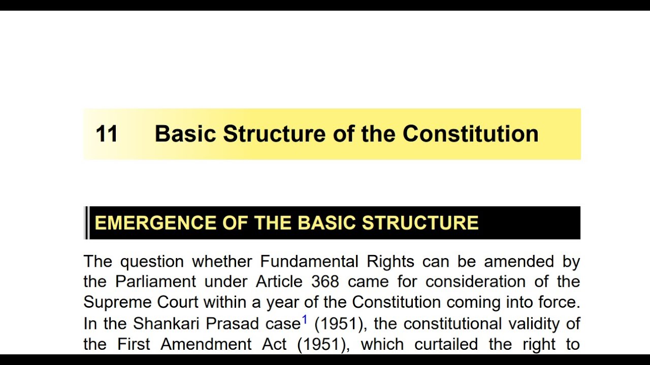 11 Basic Structure of the Constitution Audio Book - YouTube