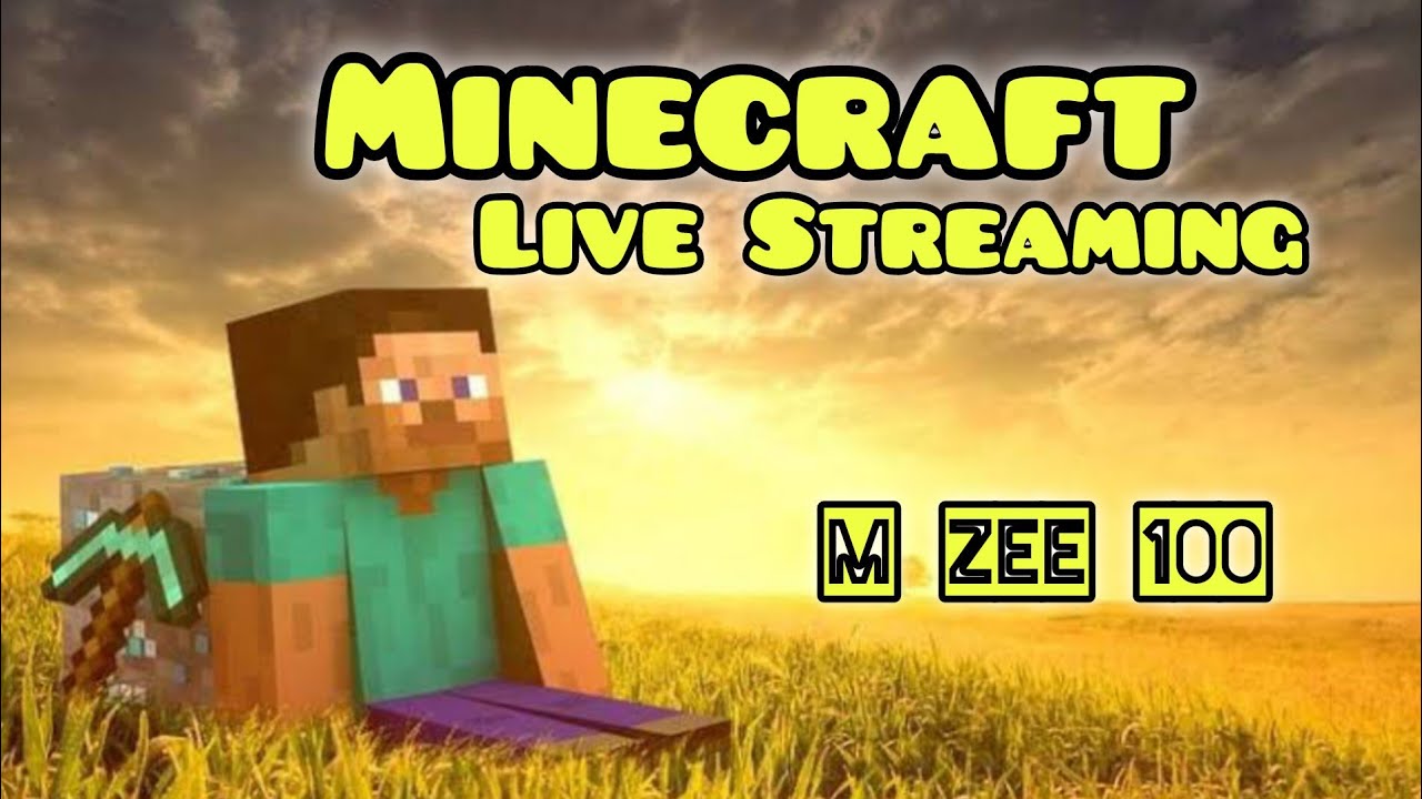 Minecraft Live Stream M ZEE 100 | Building & Adventure | Join the Fun ...