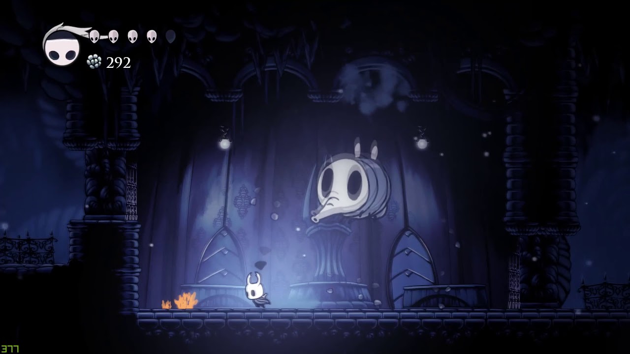 Hollow Knight - Boss Gruz Mother/Madre Gruz - Lattice gameplay - YouTube