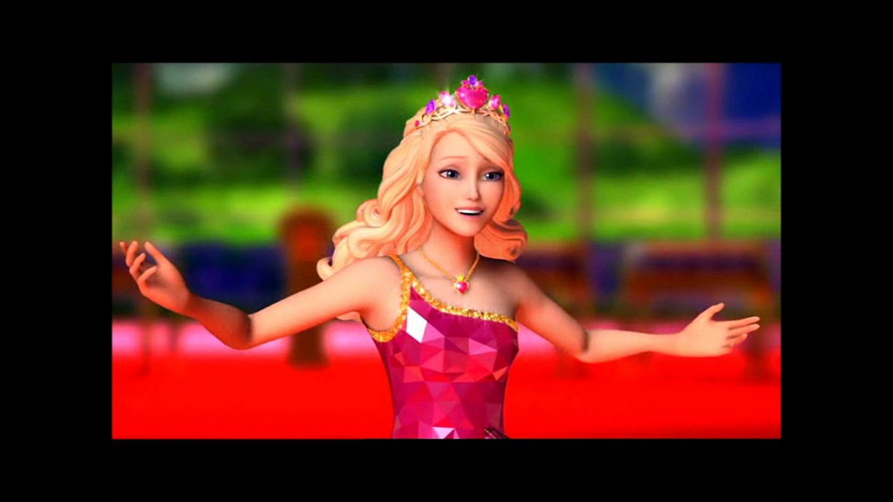 Barbie Σχολειο για πριγκιπισσες Ελληνικο Τραγουδι απο την Ταινια - YouTube