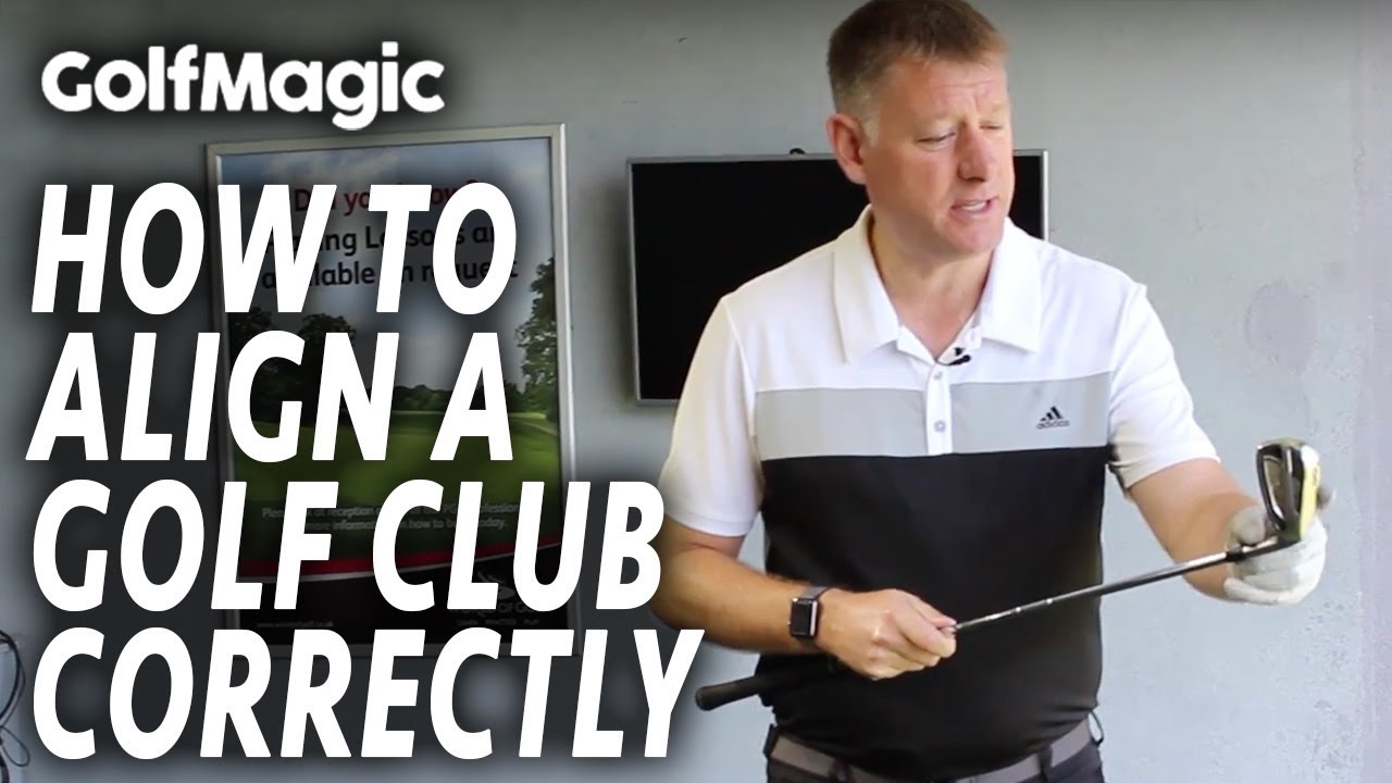 How To Align A Golf Club Correctly | Best Golf Beginner Tips #2 ...