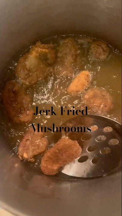 Jerk Fried Mushrooms 🍄 Perfect Sub For Fried Chicken Wing Zings Veganmeal Youtube