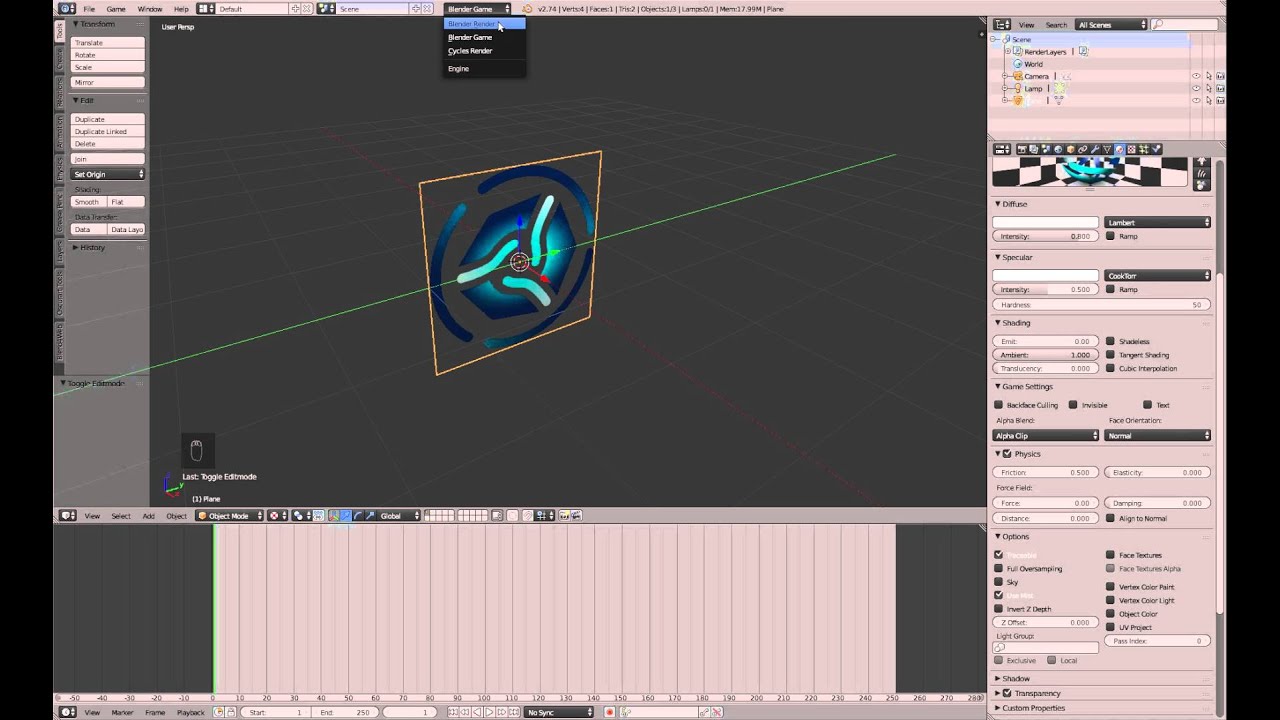 Alpha clip in Blend4Web - YouTube