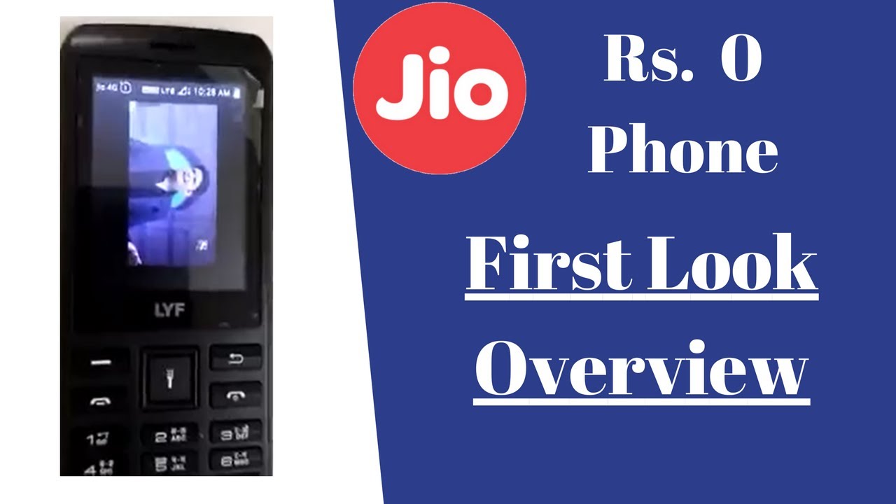 Relaince Jio Rs 0/500/1500 Phone 👏🔥 [Hands-ON + Overview] - YouTube