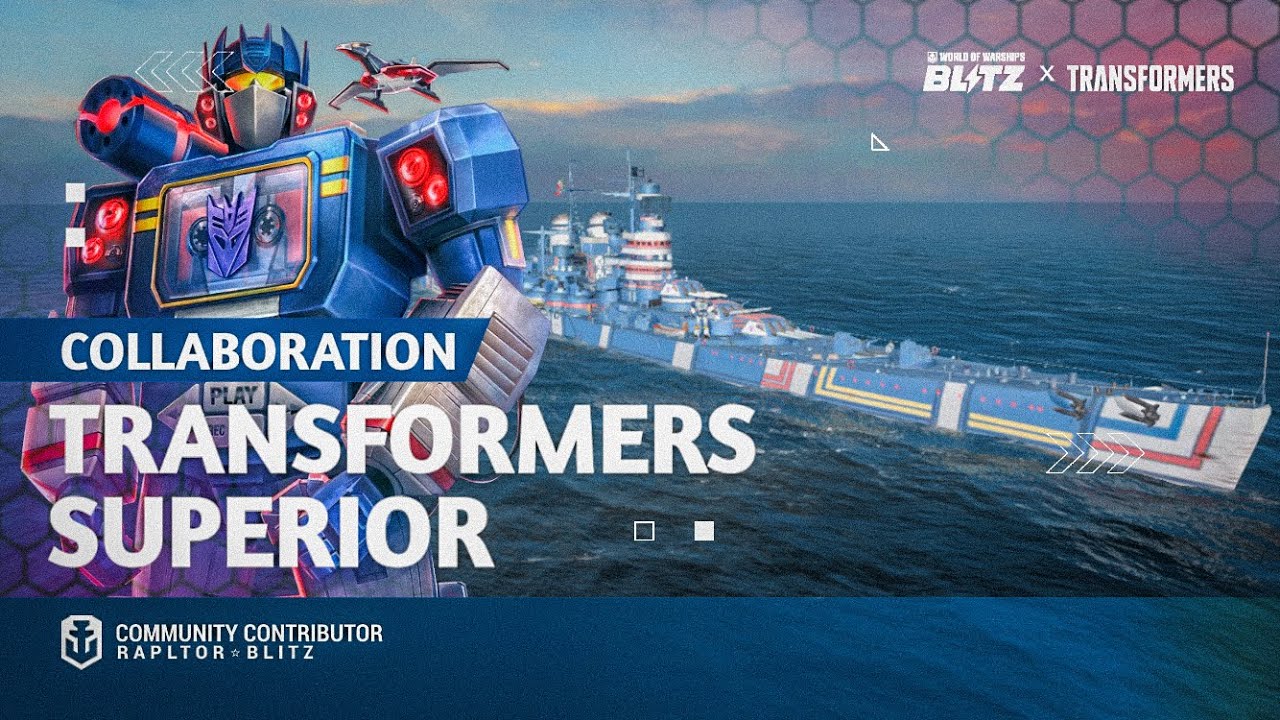World of Warships Blitz: Transformers Tier X Superior - YouTube