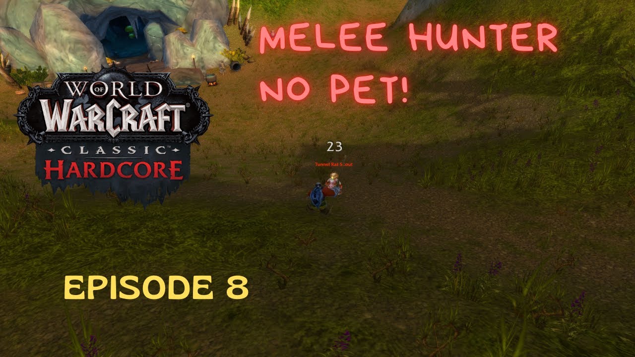 World of Warcraft Classic HARDCORE SSF - Dwarf Melee Hunter No Pet ...