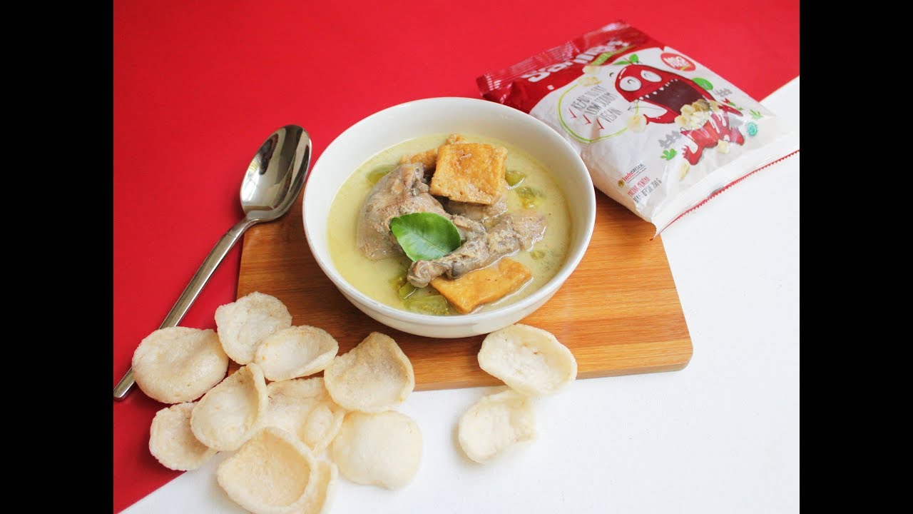 Resep Ayam Kuah Opor + Krupuk Samiler - YouTube