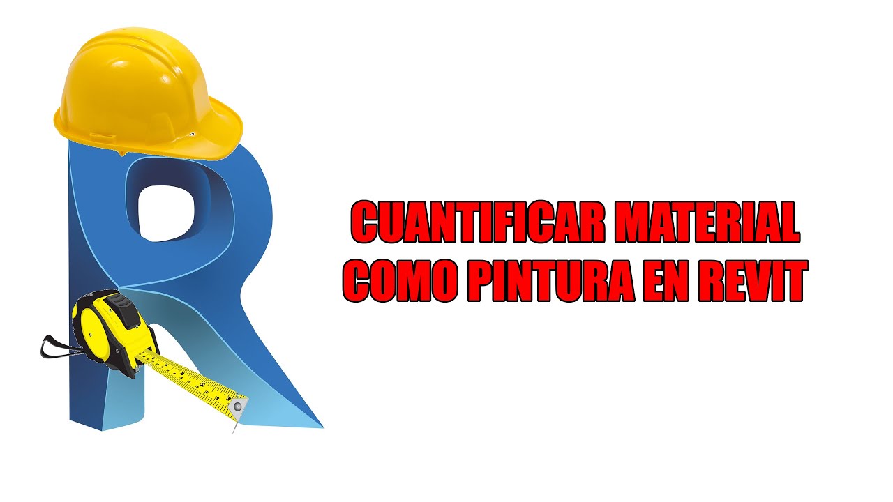 Cuantificacion de material como pintura en Revit - YouTube