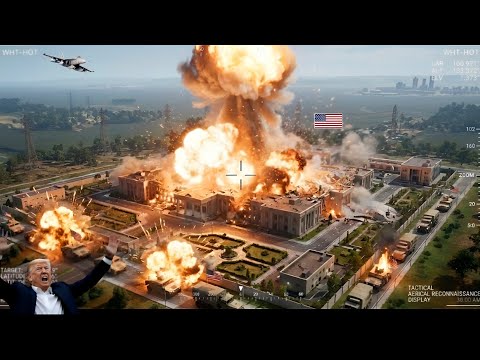 1 saat önce! ABD Başkanı'nın gizli ikametgahı Tupolev Tu-160 uçağı - Arma 3 tarafından bombalandı