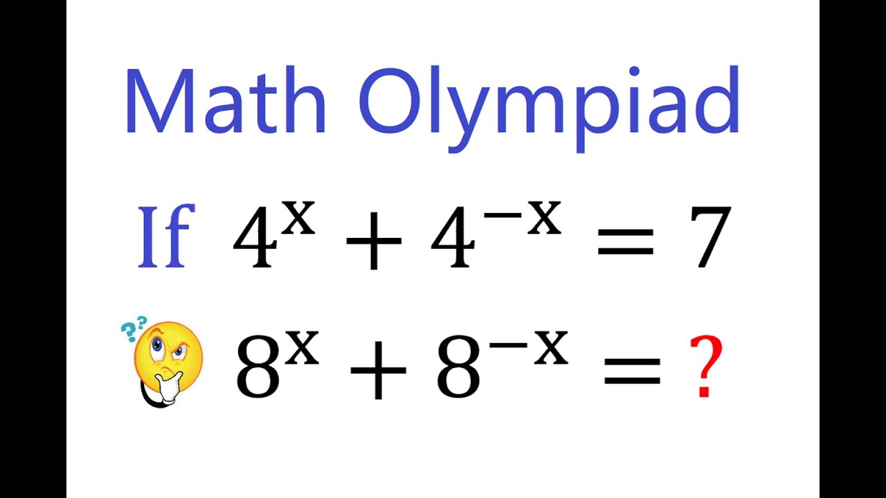 What Is the Sum of the Two Reciprocal Exponents? | Math Olympiad - YouTube