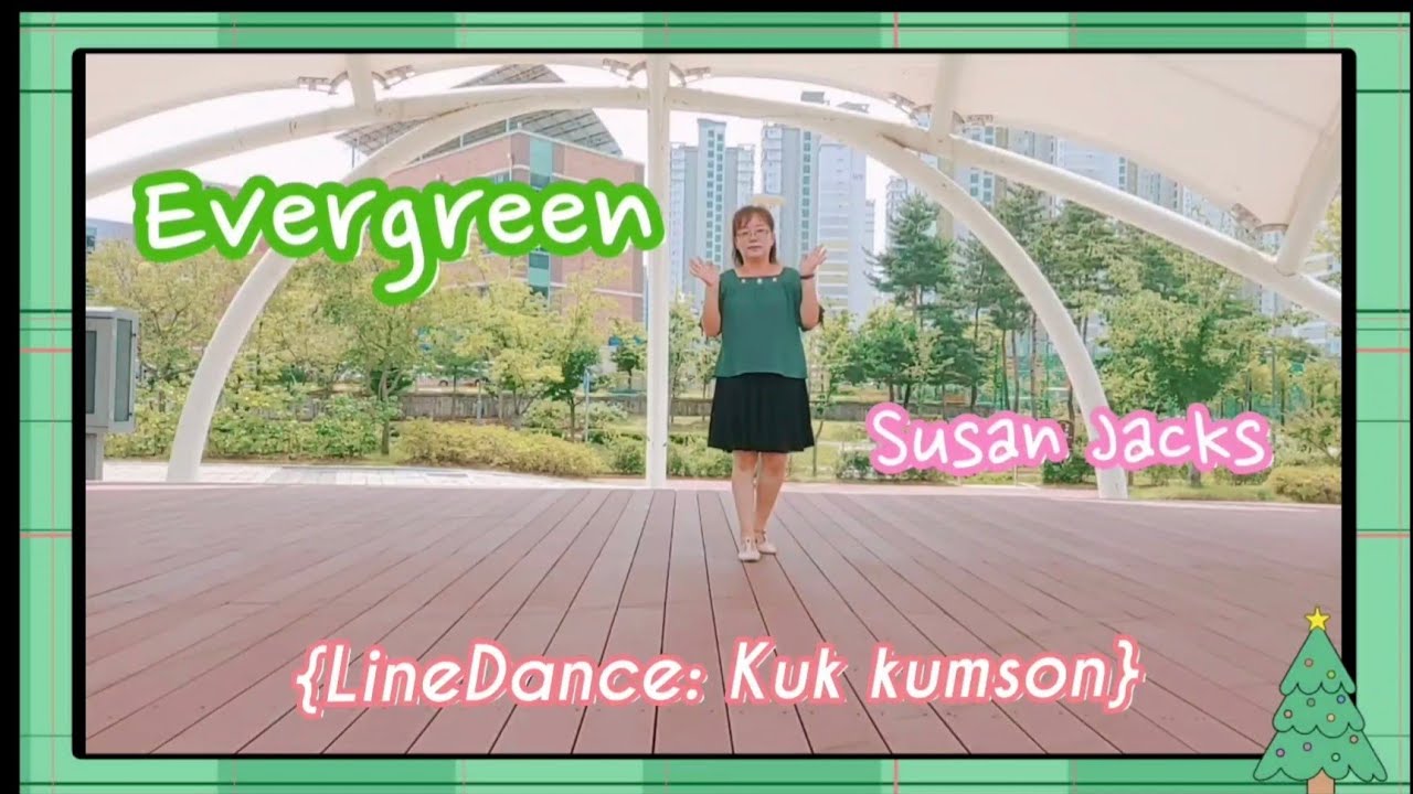 Evergreen Line Dance 에버그린 라인댄스💗 [번역가사 자막있어요]~바람소리 많아요ᆢ - YouTube