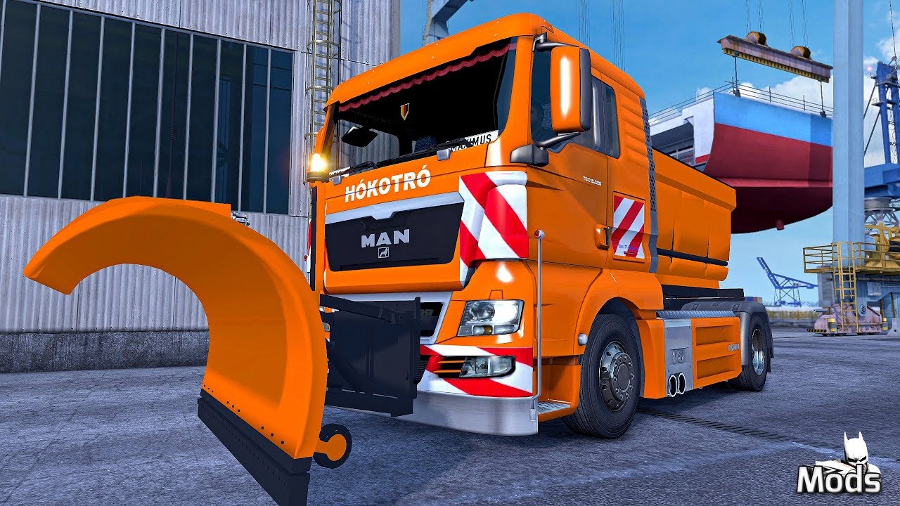 ETS2 v1.36 Mods ️ Winterdienst Schneepflug - Snow Plow - YouTube