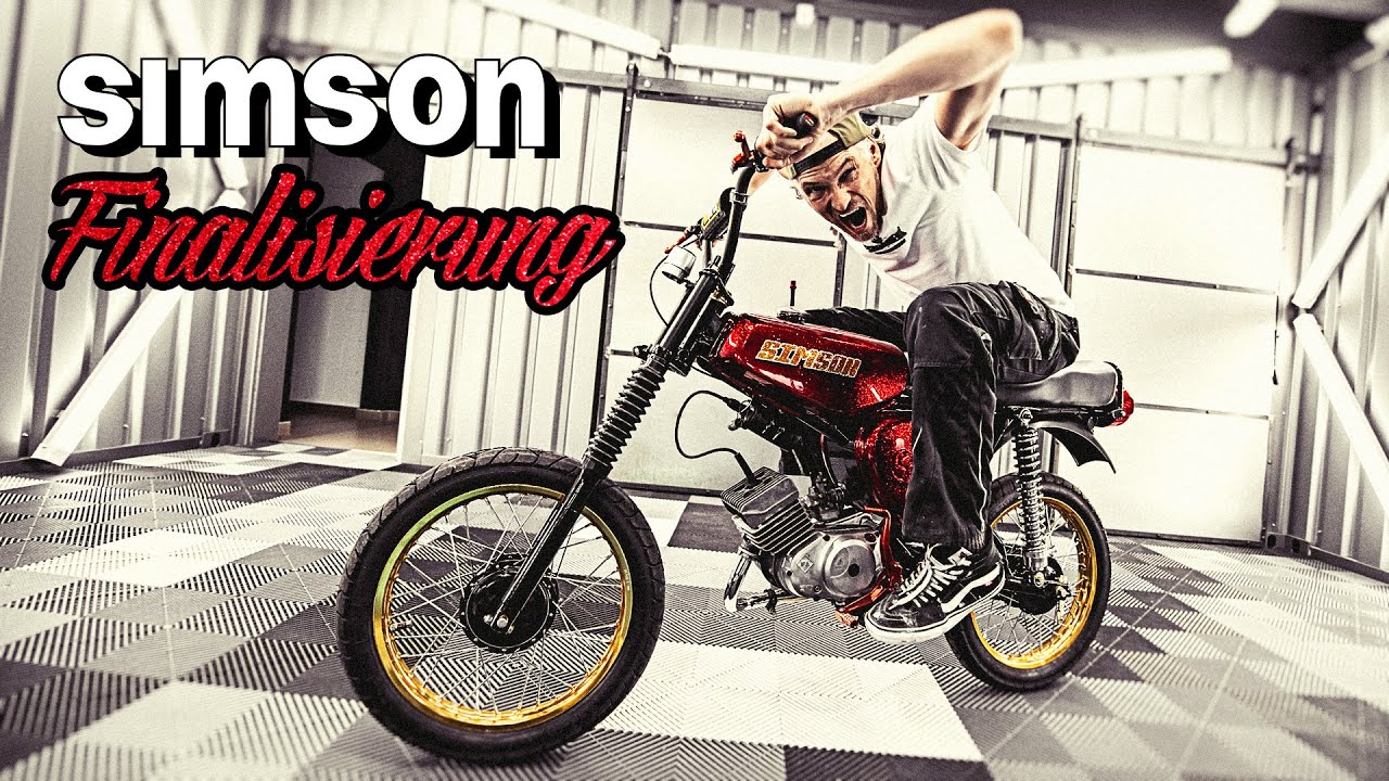Metal-Flake-Candy-Apple-Red-Extreme-Lackierung | SIMSON S51 | Dannys ...