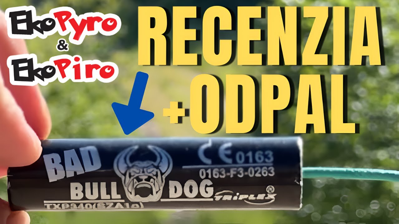 BAD BULL DOG — RECENZIA & ODPAL | Pyro Test 2025 - YouTube