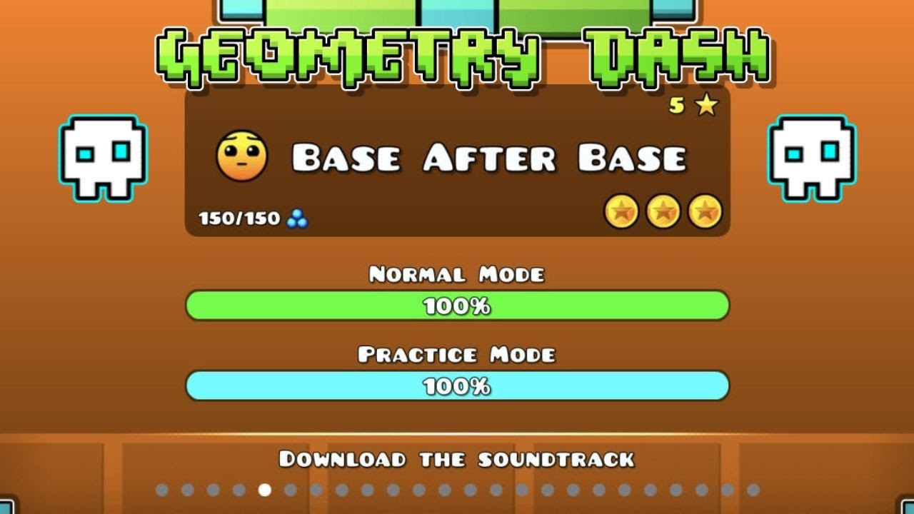 BASE AFTER BASE (3 MONEDAS) // GEOMETRY DASH - YouTube