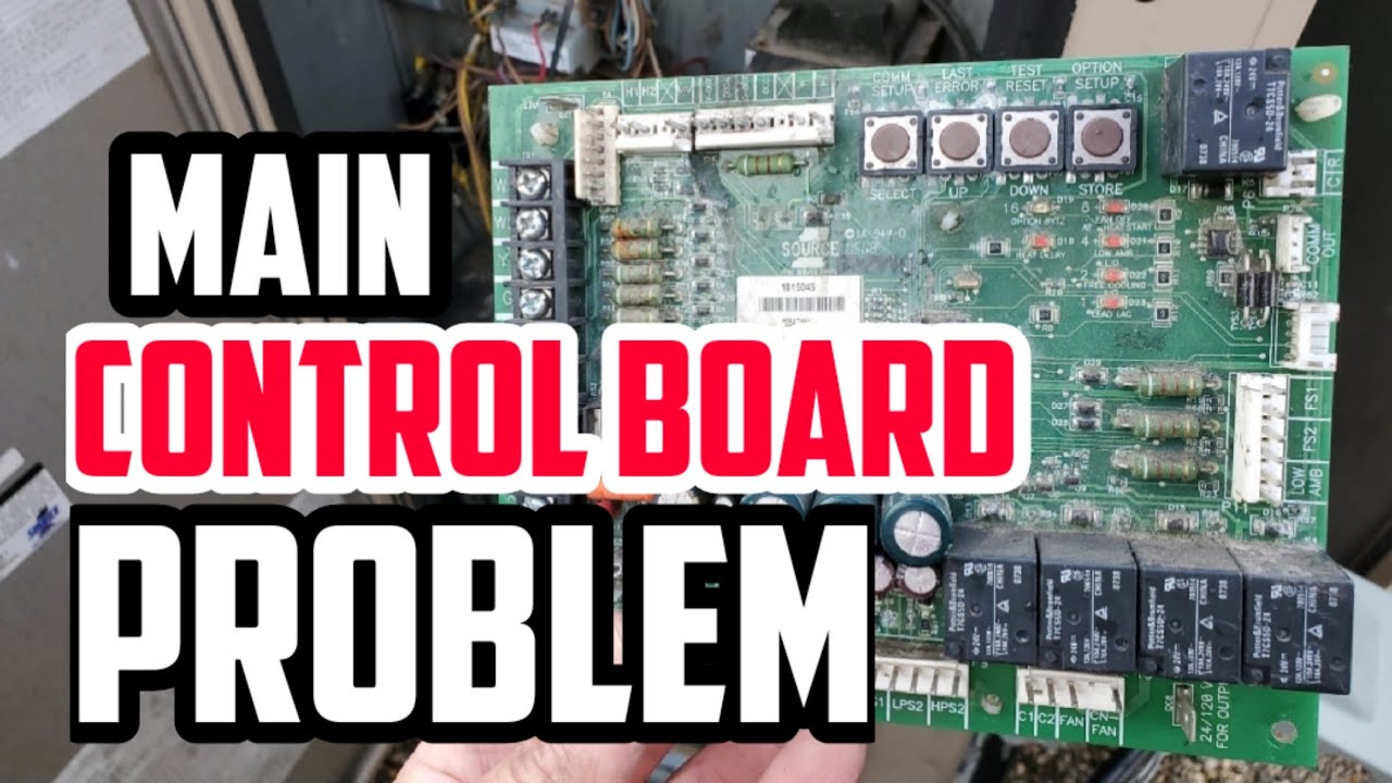 York Predator RTU Main Control Board Problem and Troubleshooting - YouTube