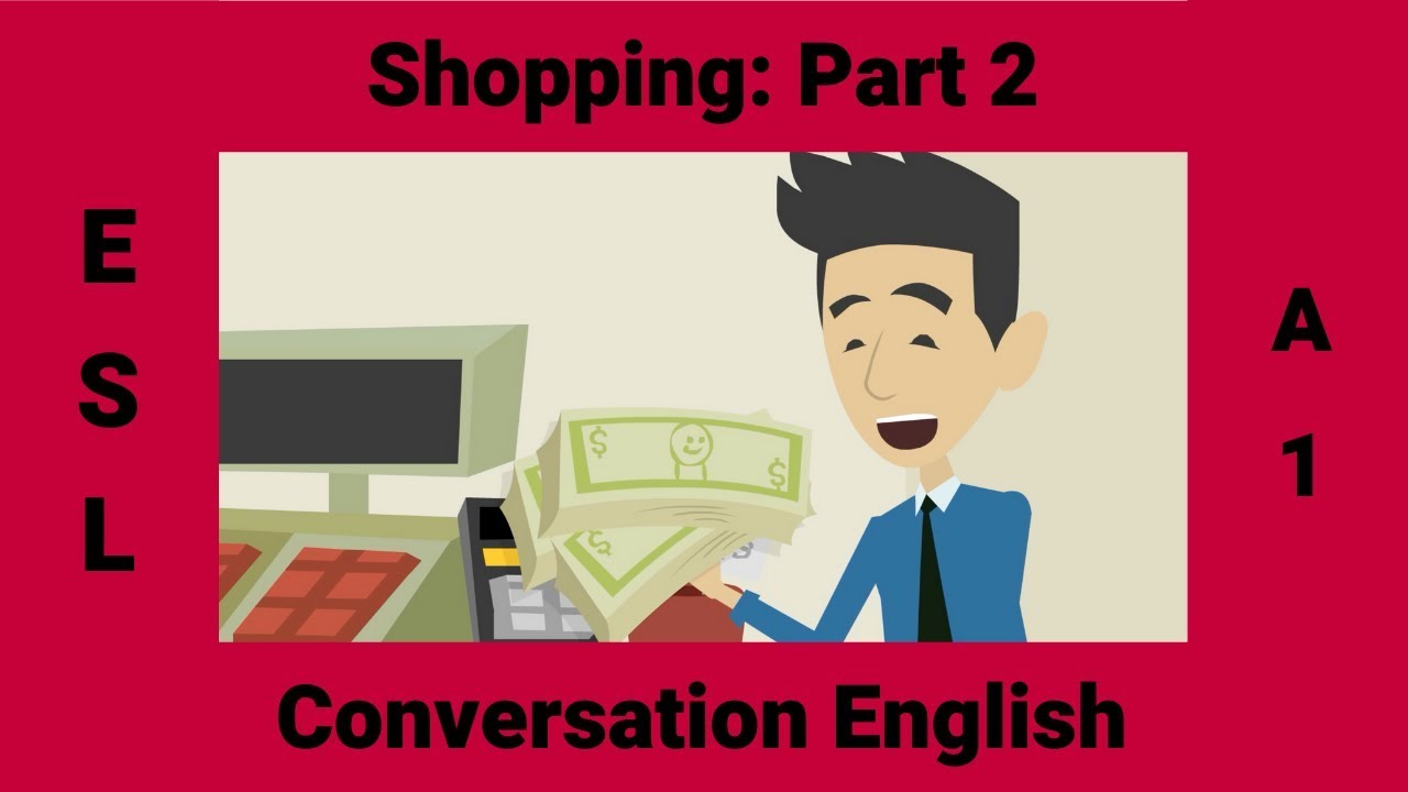 Shopping English Vocabulary and Phrases - YouTube