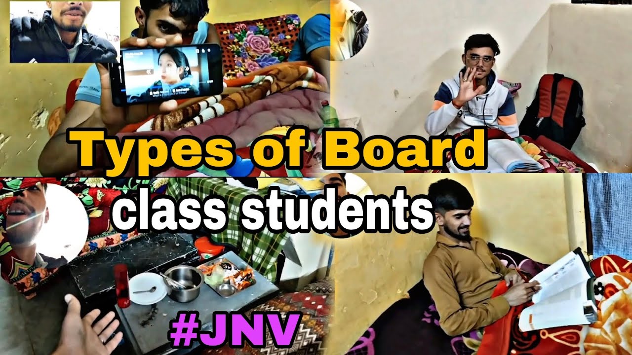 Types Of Students In Jnv Hostel🔥 || Board Class Students Night ...