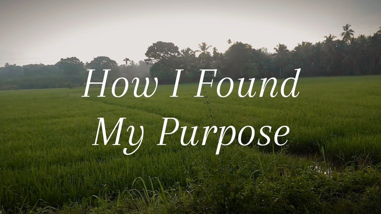 How I Found My Purpose At 18. - YouTube
