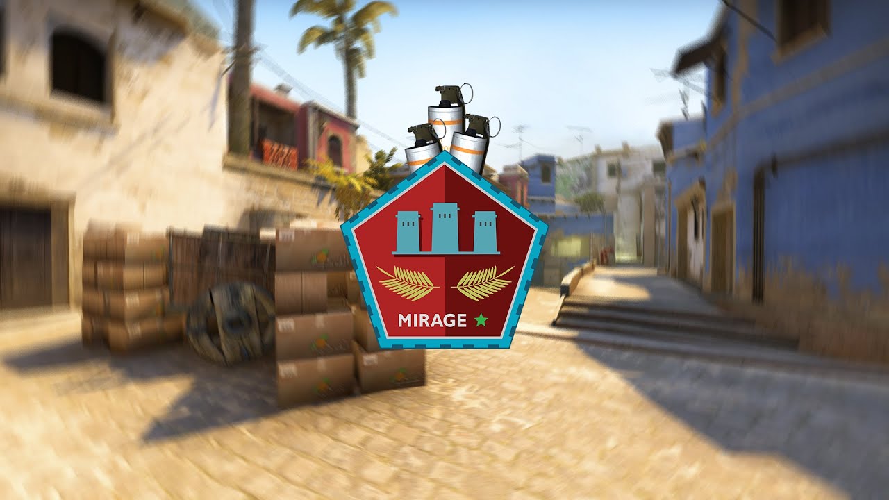 Раскидка смоков на карте de_mirage Counter-Strike 2 - YouTube