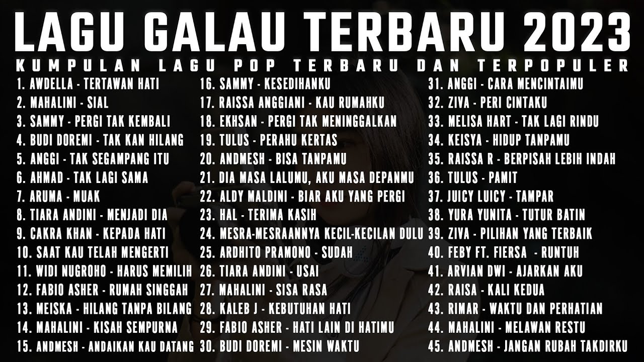 KUMPULAN LAGU PALING GALAU 2023 ~ LAGU TERBARU 2023 SPOTIFY PLAYLIST ...