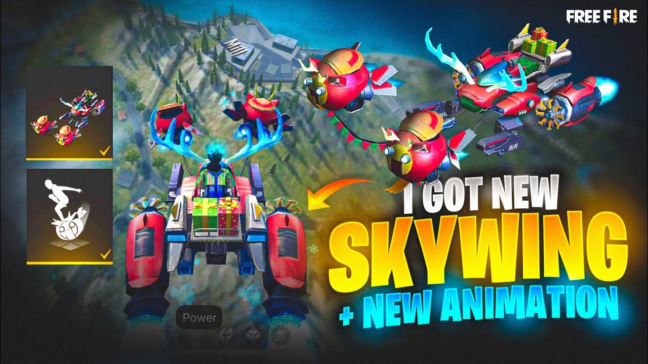 New skywing free fire | new animation free fire | new skywing animation ...
