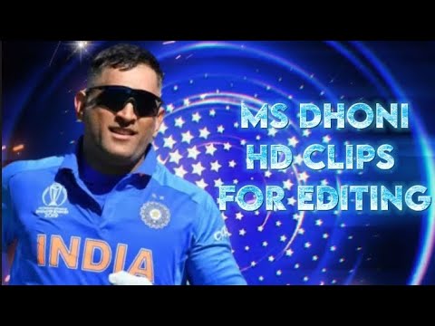 MS DHONI HD CLIPS FOR EDITING 🔥 || MS DHONI SCENEPACK || VINTAGE EDITZ ...