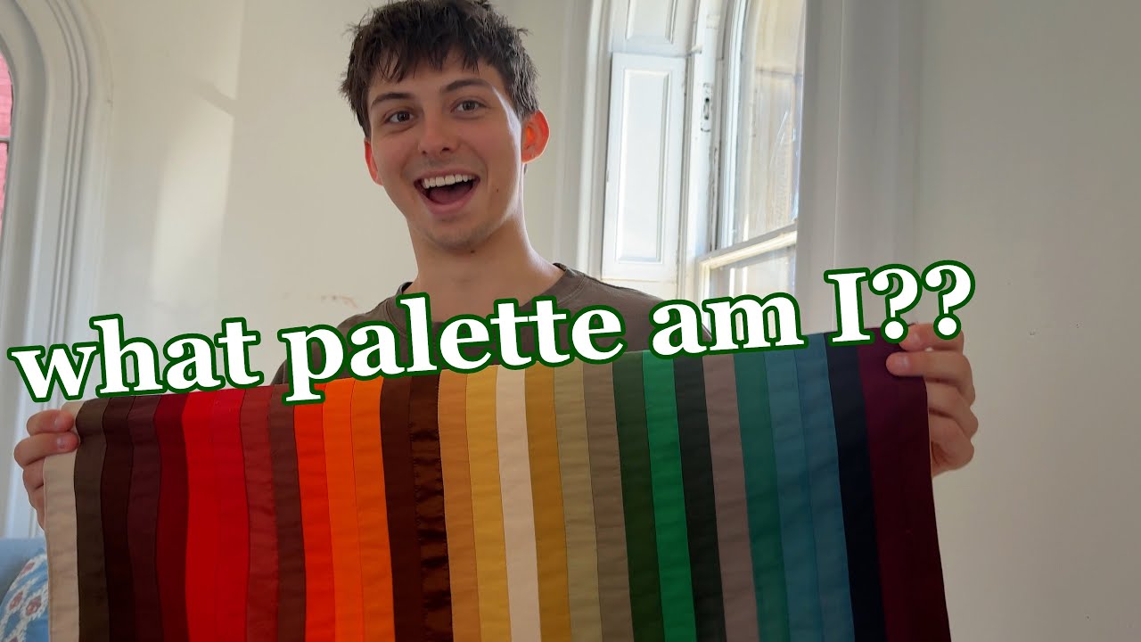 getting my color analysis done - YouTube