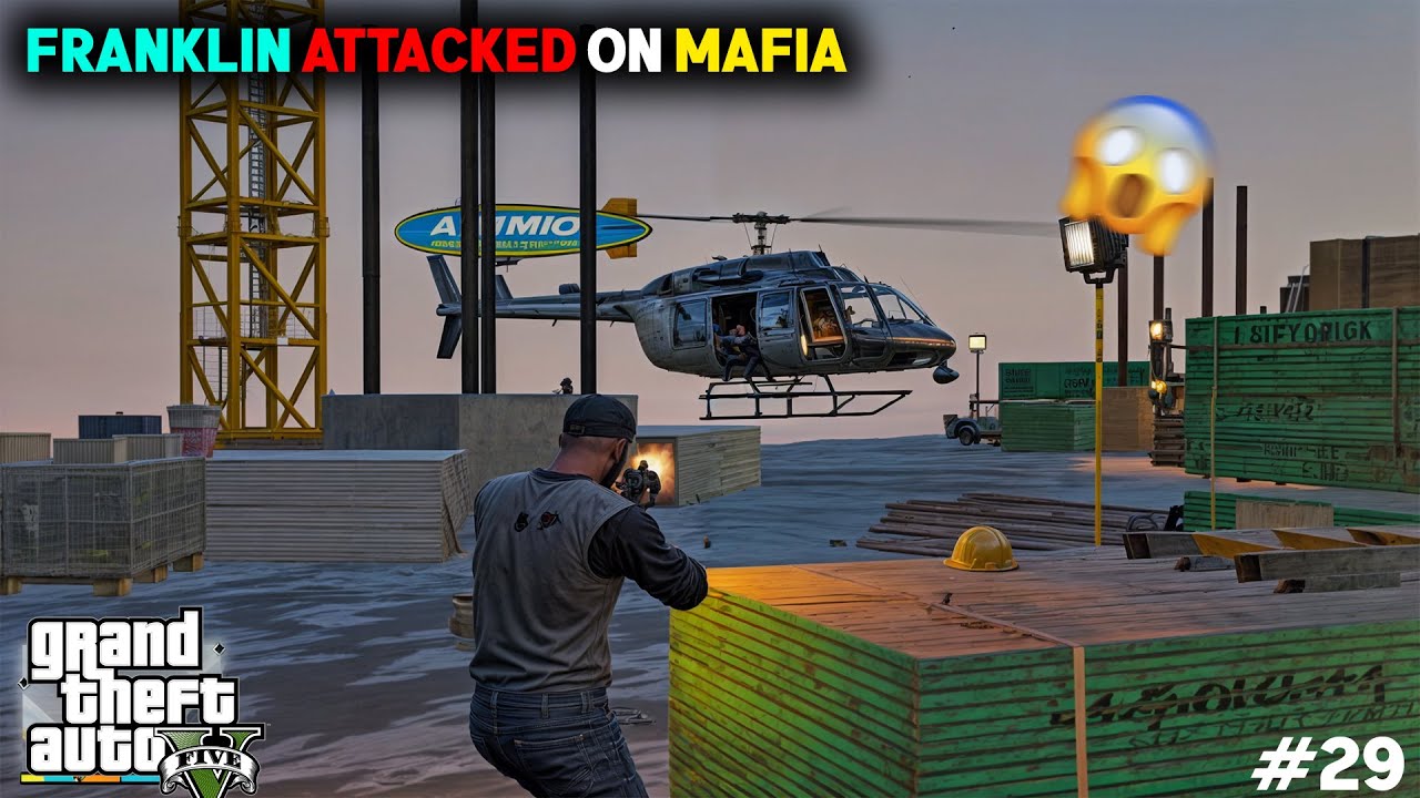 FRANKLIN ATTACKED ON MAFIA | FRANK VS MAFIA |The Assasination Mission ...