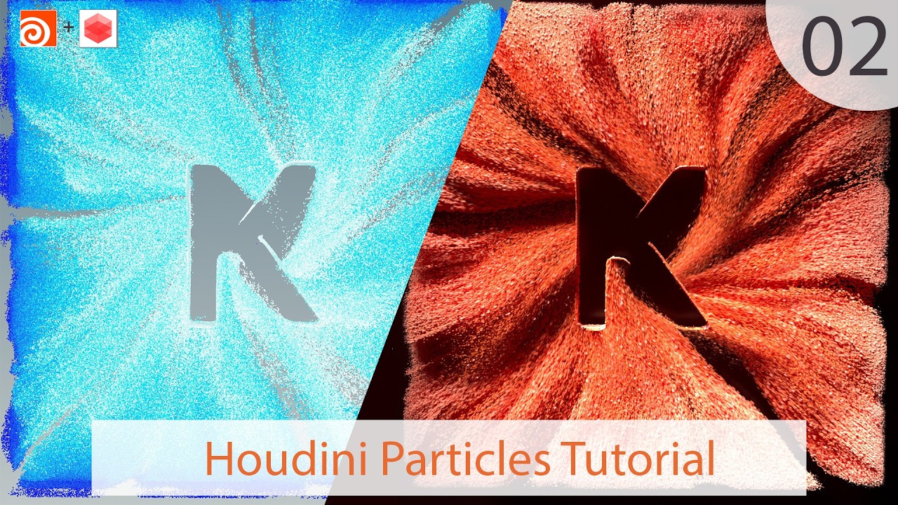Houdini Particles 02 - Swirly Attraction force -Tutorial - YouTube