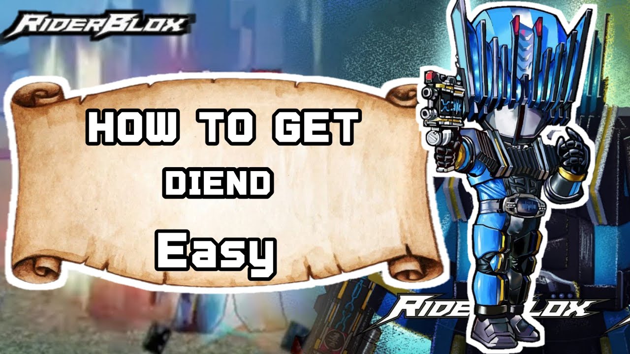 HOW TO GET DIEND RIDER BLOX - YouTube