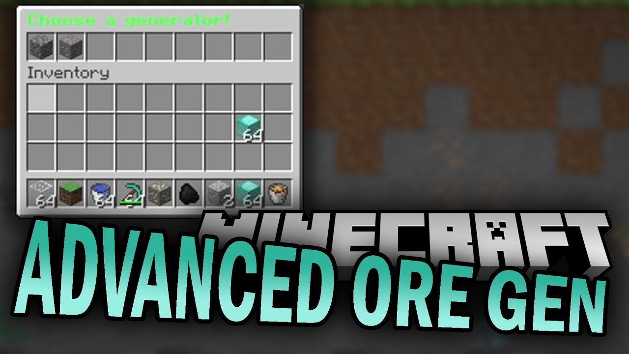 Minecraft Plugin Display: Advanced Ore Gen - YouTube