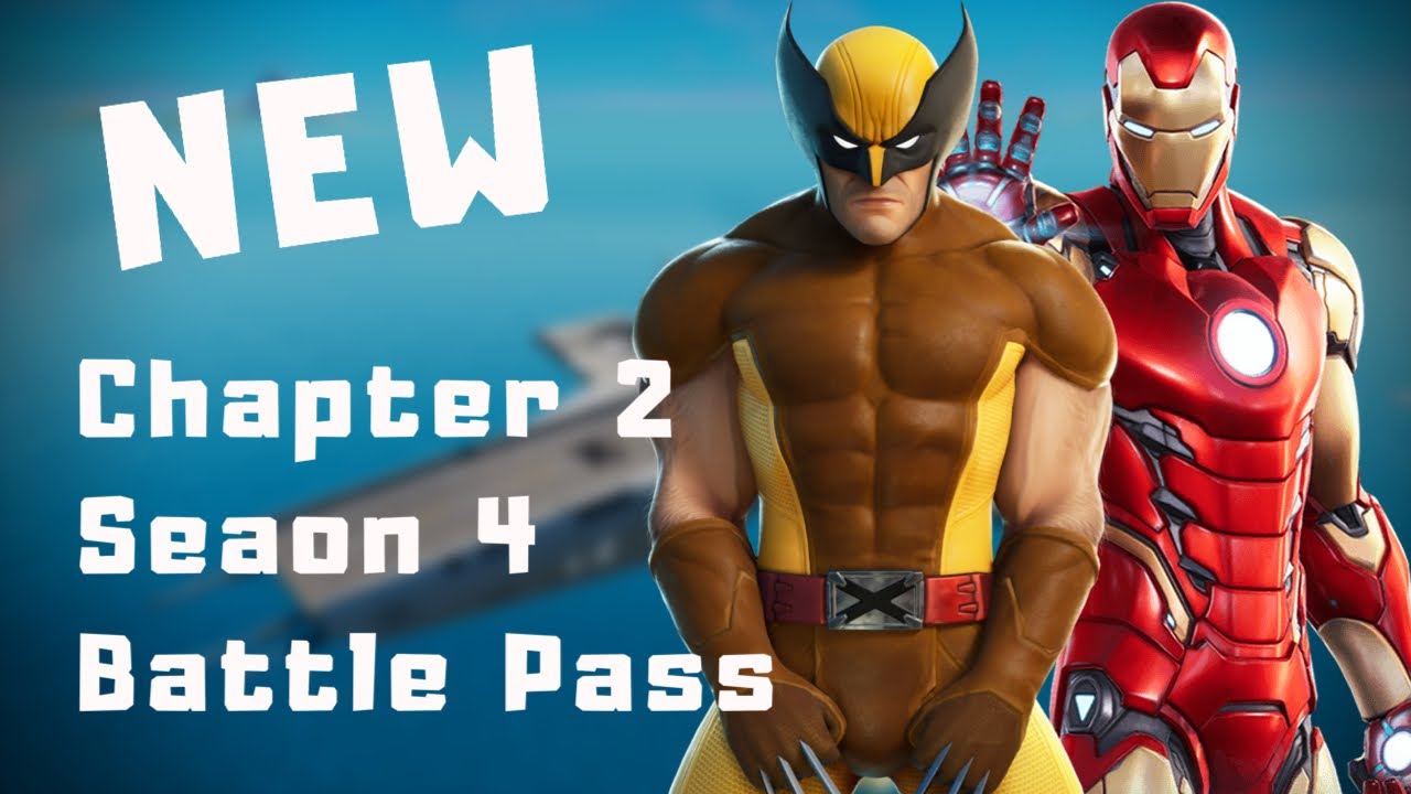 *NEW* Fortnite Chapter 2 Season 4 Battle Pass Review! (INSANE Marvel ...