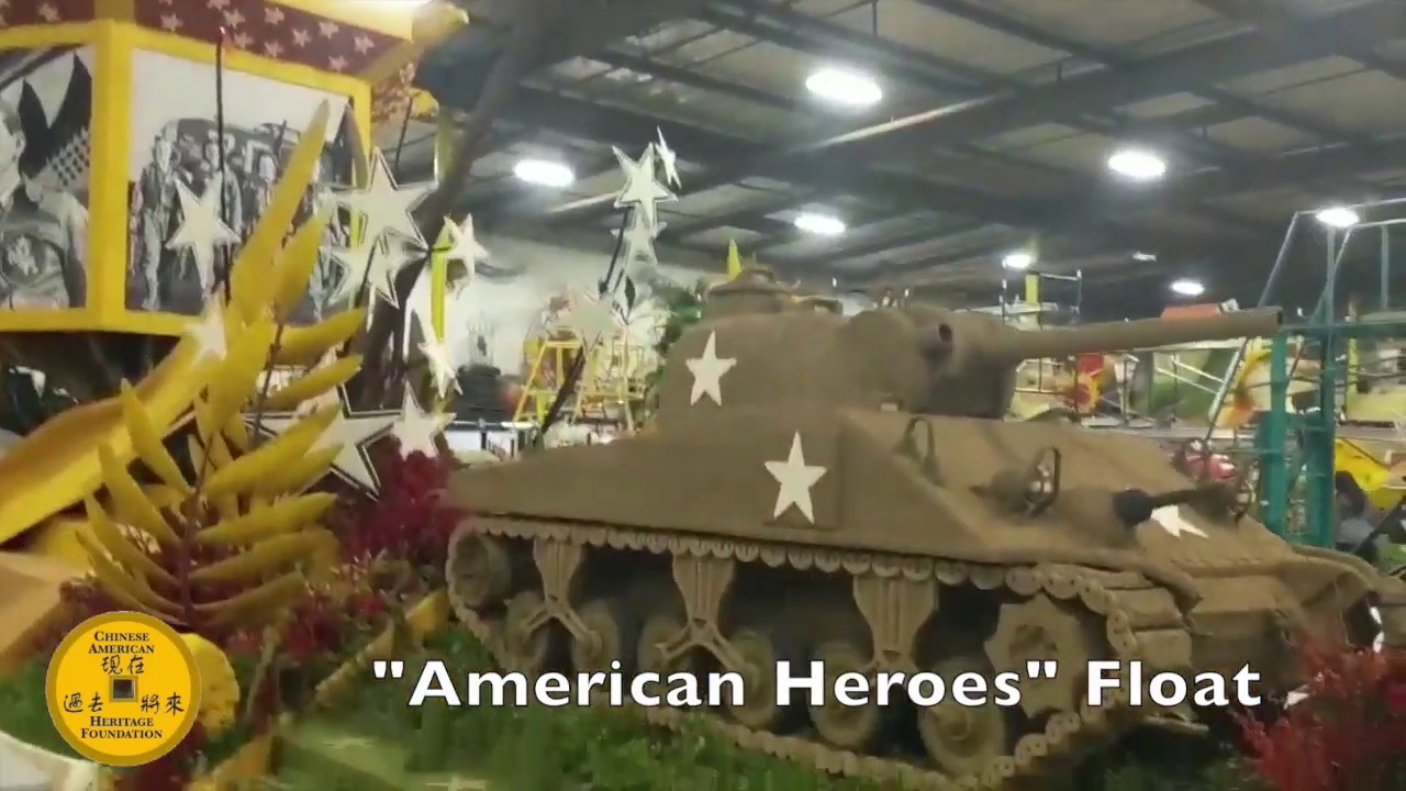 CAHF "American Heroes" Float Almost Complete - YouTube