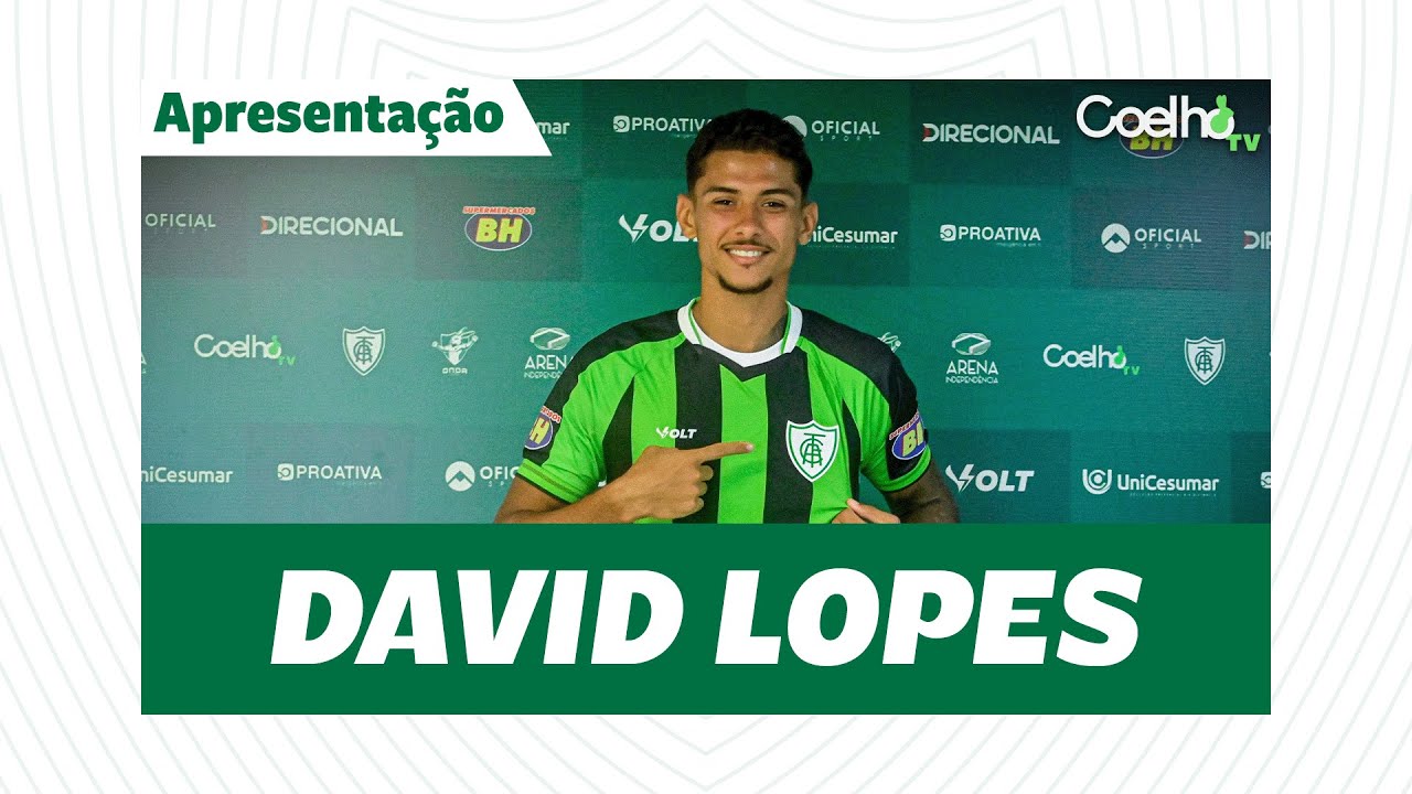 Coletiva e apresentação oficial do atacante David Lopes | Coelho TV ...