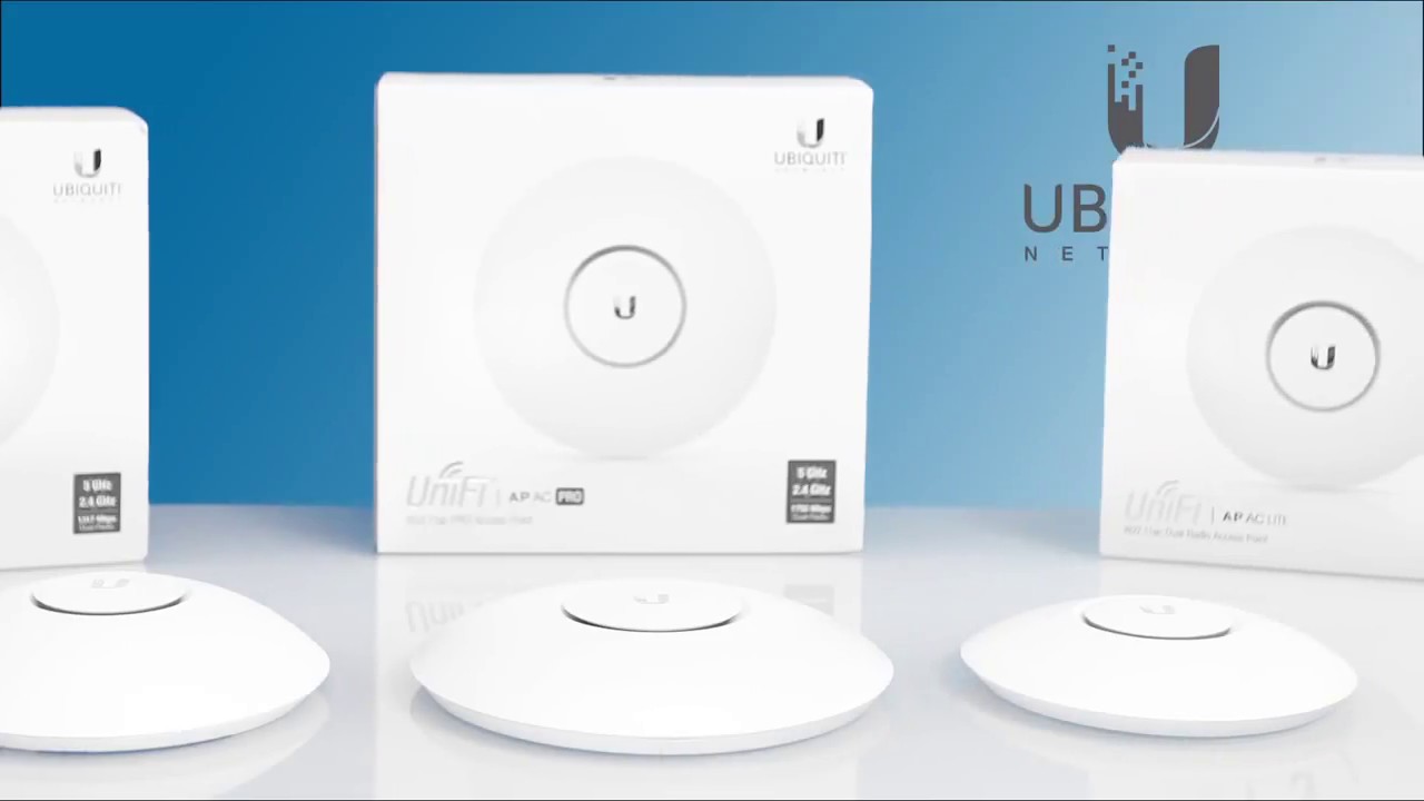 UniFi AC Access Points Lite LR Pro - YouTube