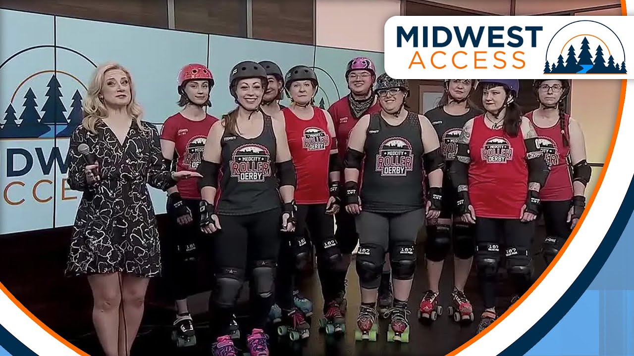 Midwest Access: Rochester Roller Derby Game - YouTube